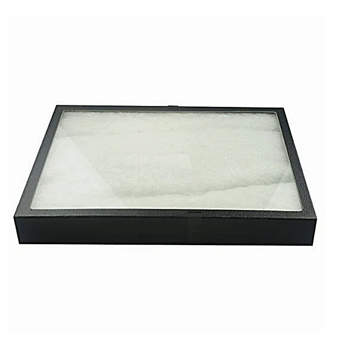 Display Case 16x12 x2 w/ Cotton Filler & Metal Clips