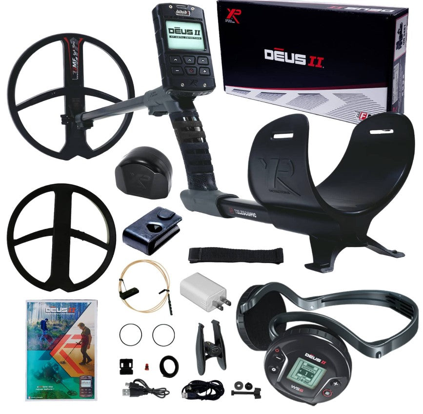 XP DEUS II (Full Package) Metal Detector with 13″ FMF Search Coil